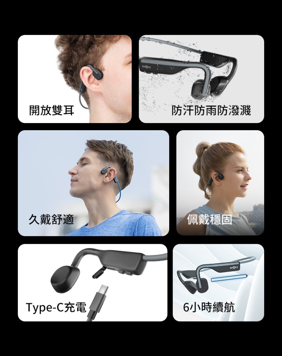 SHOKZ S661骨傳導藍牙運動耳機-新潮藍 EAR-SHO-S661-BU | 燦坤線上購物~燦坤實體守護