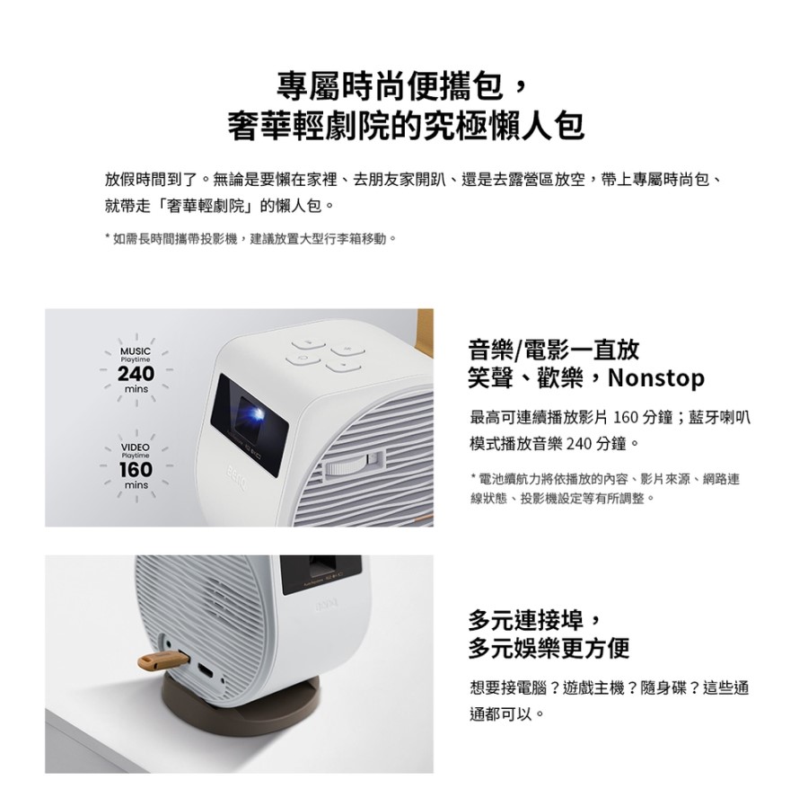 BenQ GV11 LED 行動微型投影機 GV11 | 燦坤線上購物~燦坤實體守護